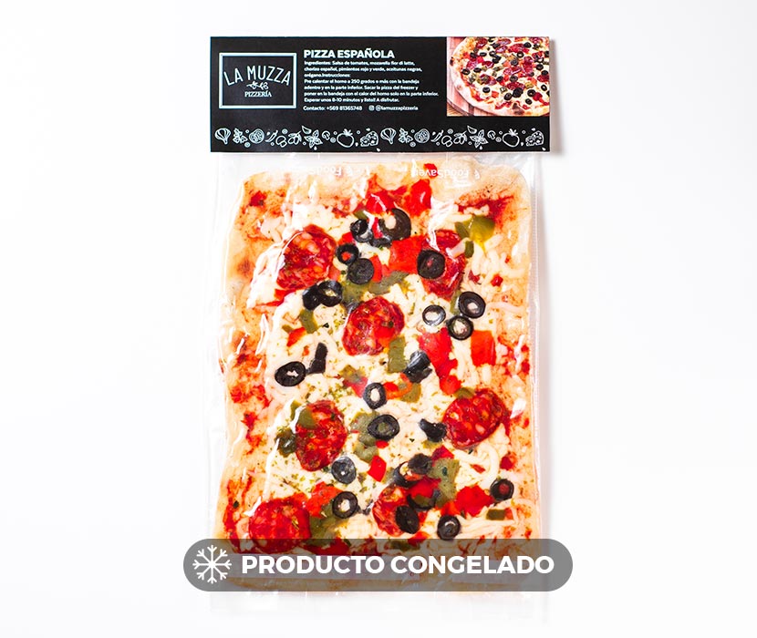Fork | Pizza española individual La Muzza | Online, Tiendas, Delivery
