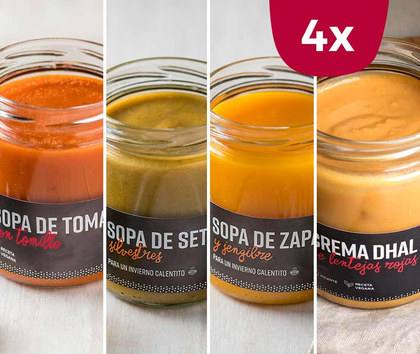 Fork | Pack Sopas 4 sopas a elección | Online, Tiendas, Delivery