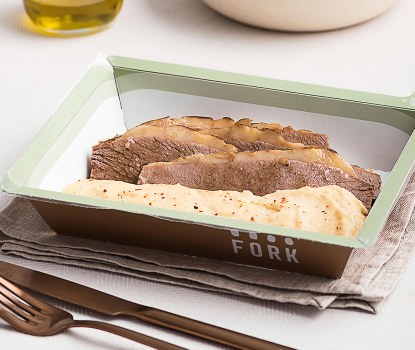 Fork | Plateada estofada con puré de papas al merkén | Online, Tiendas ...